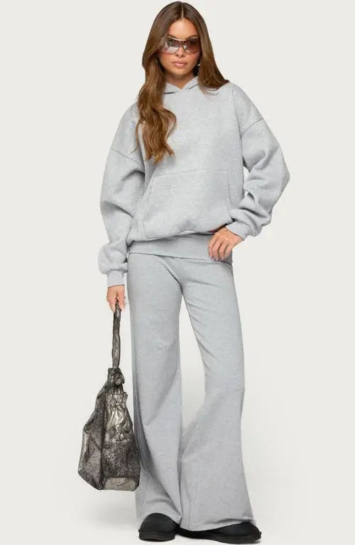EDIKTED Angel Energy Foldover Waistband Wide Leg Pants