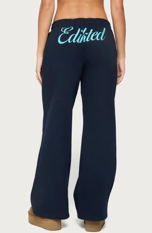 EDIKTED Miss Wide Leg Sweatpants