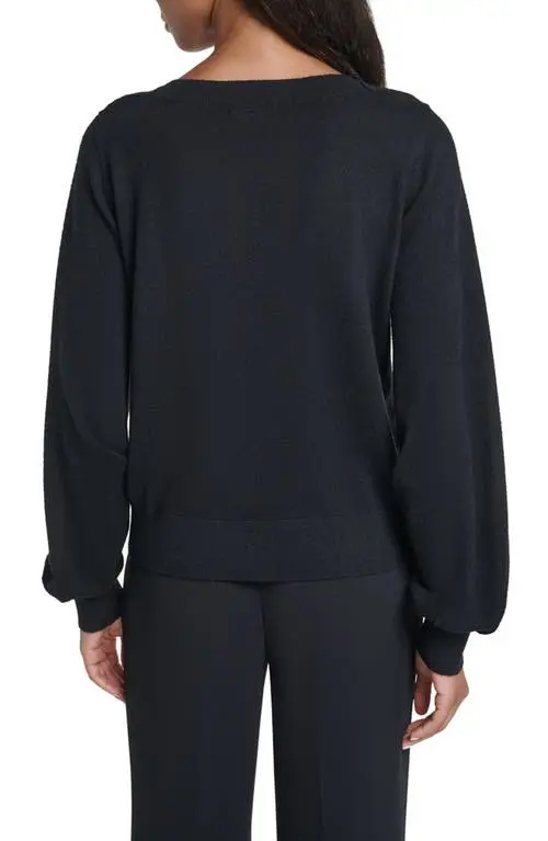 Karl Lagerfeld Paris Sequin Striped Sweater