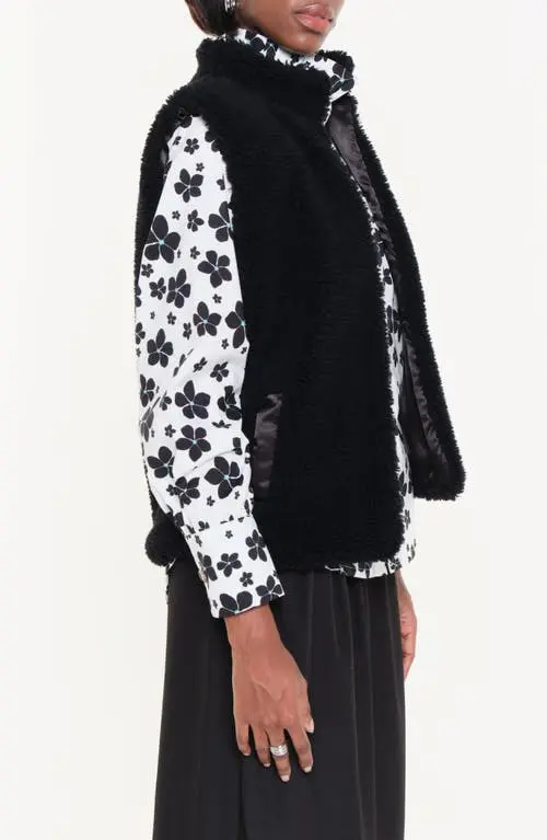 THE LULO PROJECT Amparo Faux Fur Vest