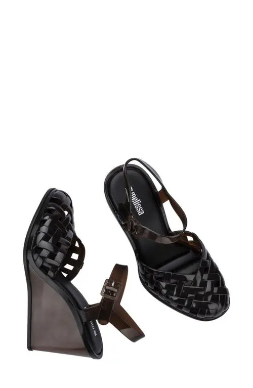 Melissa Agata Wedge Sandal - Brown