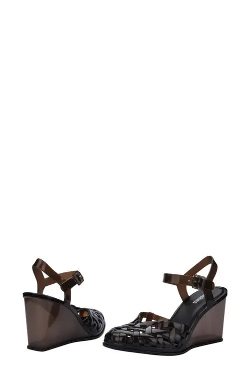 Melissa Agata Wedge Sandal - Brown