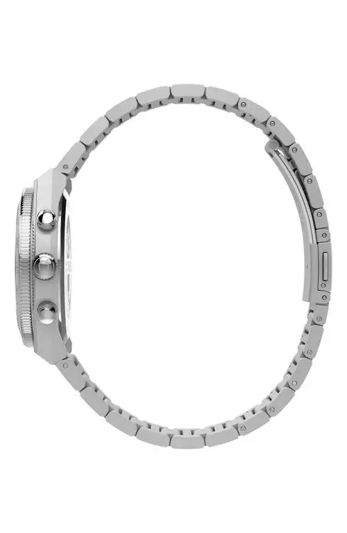 Timex® Q Chronograph Bracelet Watch - Silver/black