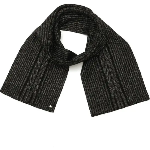 Kate Spade New York Metallic Cable Knit Scarf