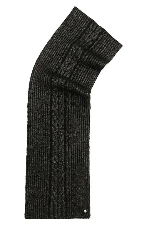Kate Spade New York Metallic Cable Knit Scarf