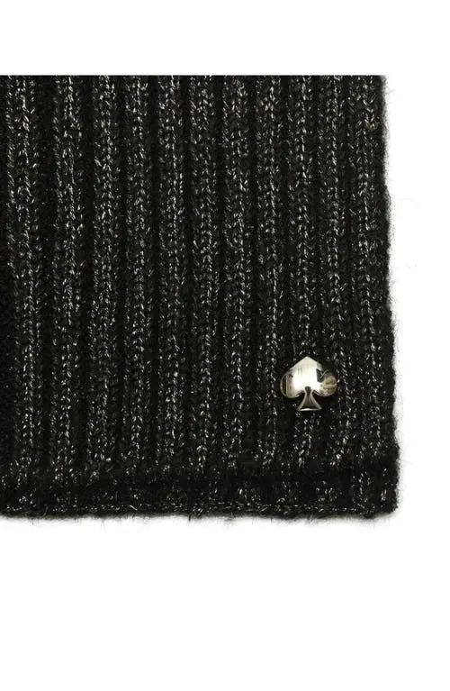 Kate Spade New York Metallic Cable Knit Scarf