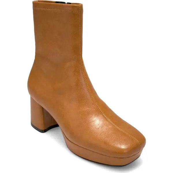 Aerosoles Sussex Faux Leather Platform Bootie - Java