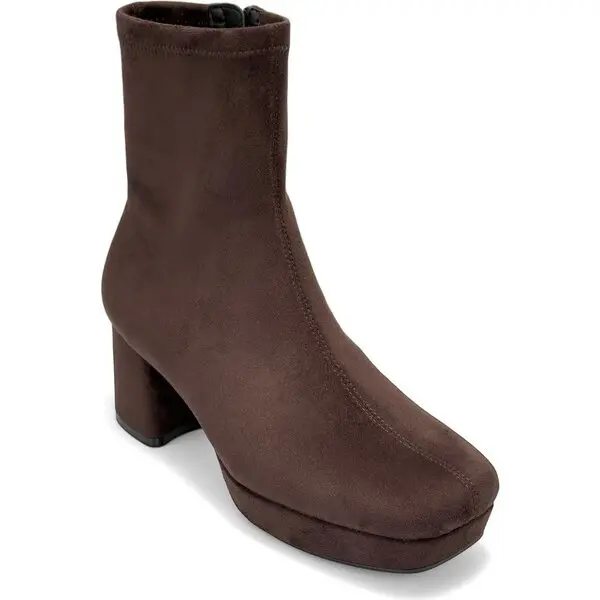 Aerosoles Sussex Faux Leather Platform Bootie - Java
