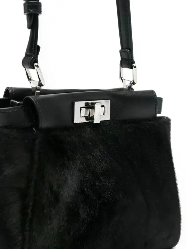 Fendi Peekaboo Iseeu Xs Calfhair Shoulder Bag