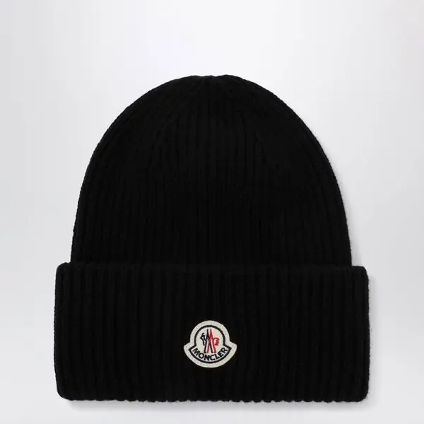 Moncler Beanie In Wool And Cashmere
