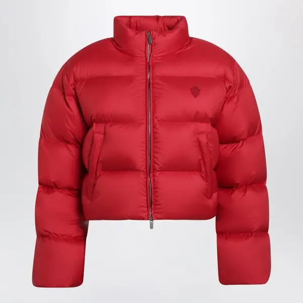 Gucci Cropped Padded Zip-up Down Jacket - Red