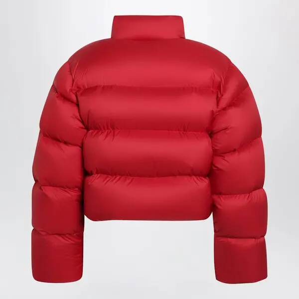 Gucci Cropped Padded Zip-up Down Jacket - Red