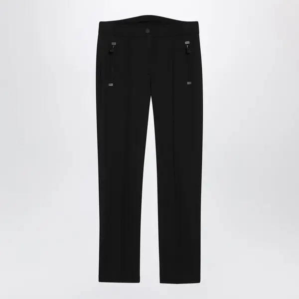 Moncler Trousers In Stretch Technical Fabric - Black