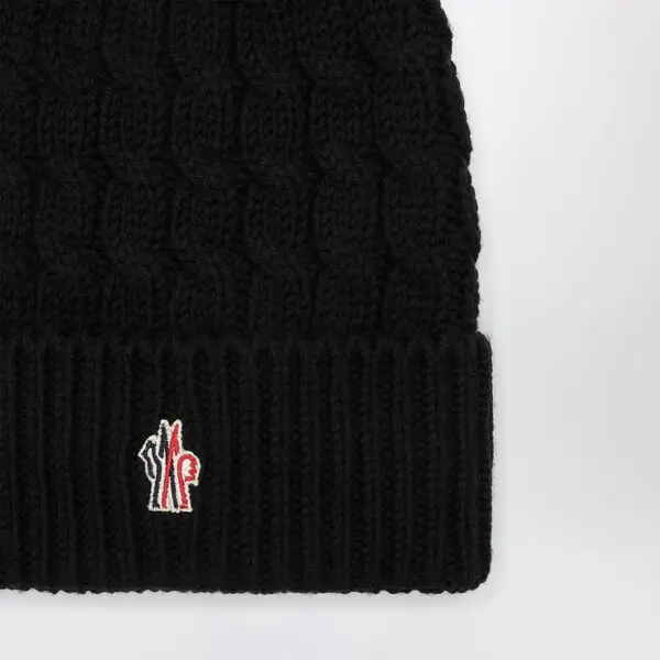 Moncler Wool Beanie With Pompom