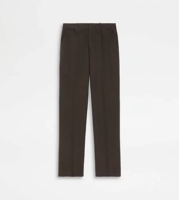 TOD'S Chino Pants In Cotton - Brown