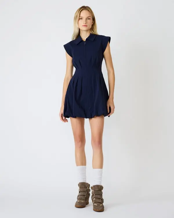 Steve Madden Dyanne Dress Sleeveless Bubble Dresses - Marine
