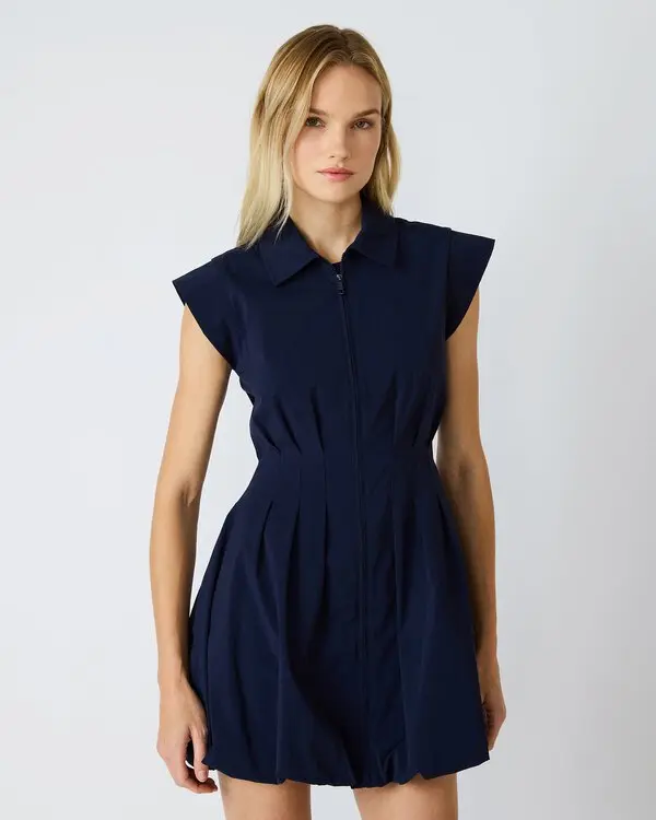 Steve Madden Dyanne Dress Sleeveless Bubble Dresses - Marine