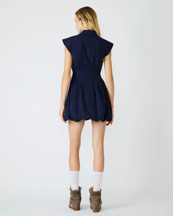 Steve Madden Dyanne Dress Sleeveless Bubble Dresses - Marine