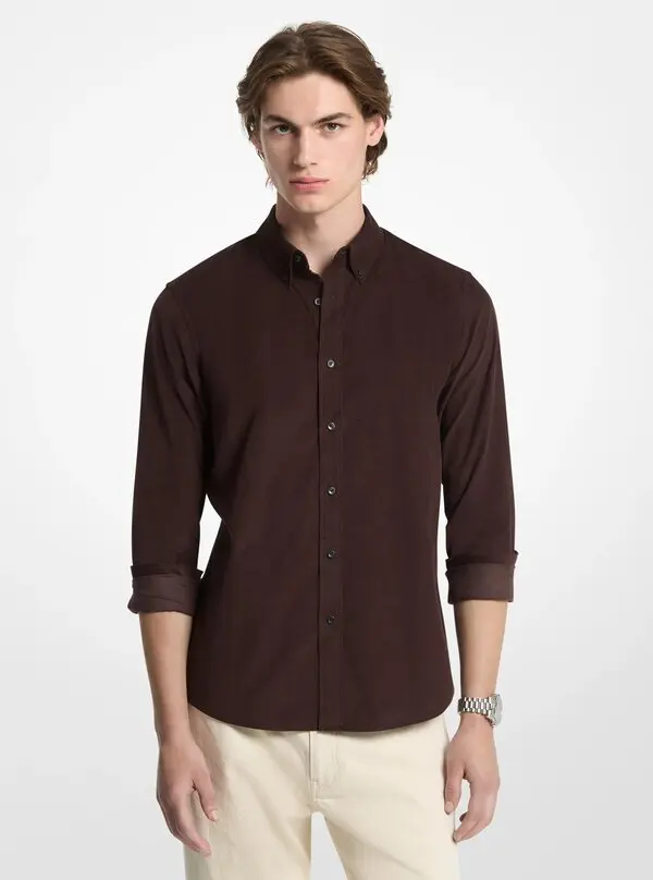 Michael Kors Cotton Corduroy Shirt In Size By - Brown