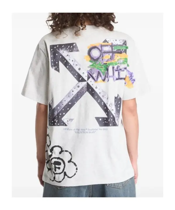 Off-White Metal Flowers Arrows T-shirt