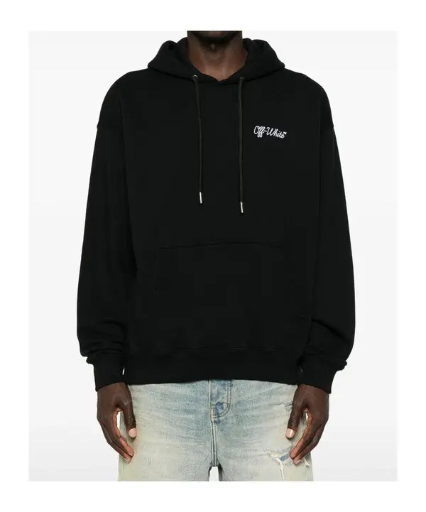 Off-White Logo-embroidered Hoodie