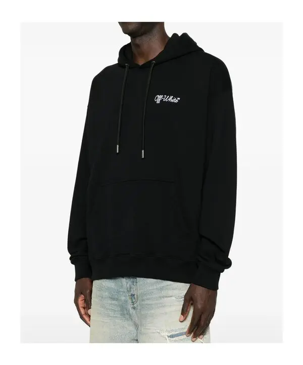 Off-White Logo-embroidered Hoodie
