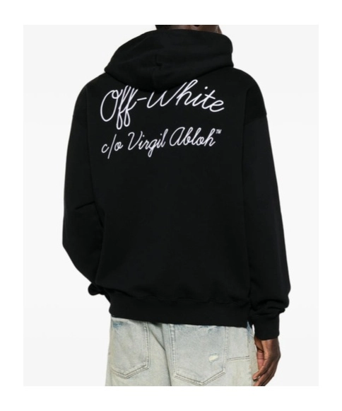Off-White Logo-embroidered Hoodie