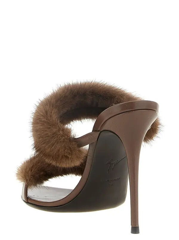 GIUSEPPE ZANOTTI Open-toe High-heeled Sandals