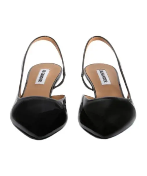 JIL SANDER Pointed Slingback Wedge Pumps