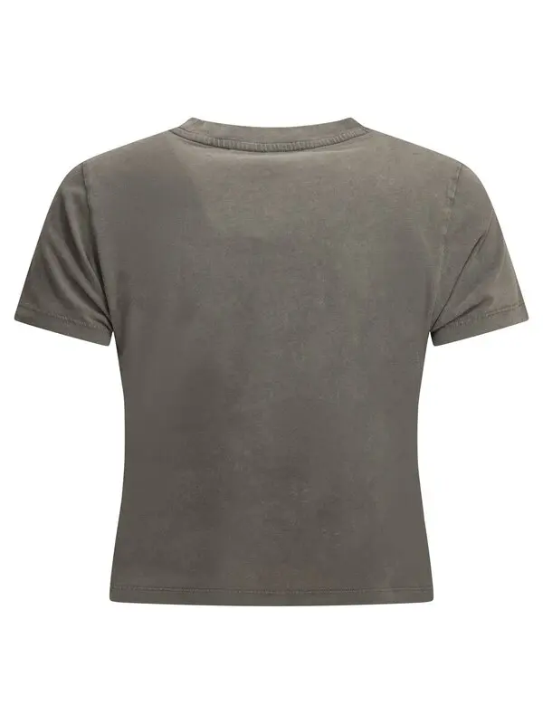 Maison Kitsuné Faded Cropped T-shirt