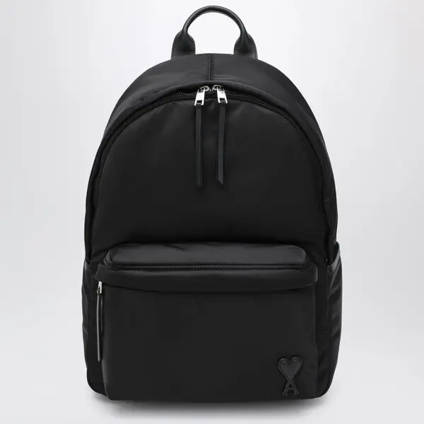 AMI Paris De Coeur Backpack In Nylon