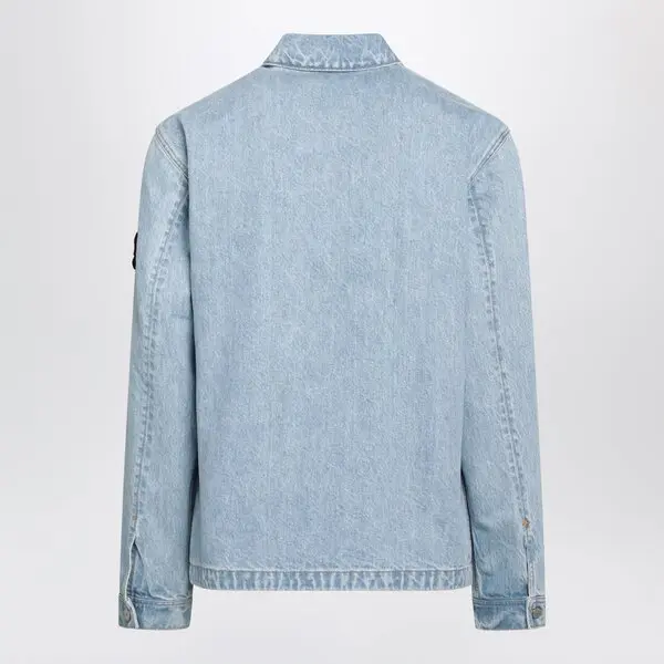 Stone Island Indigo Denim Raw Coach Jacket