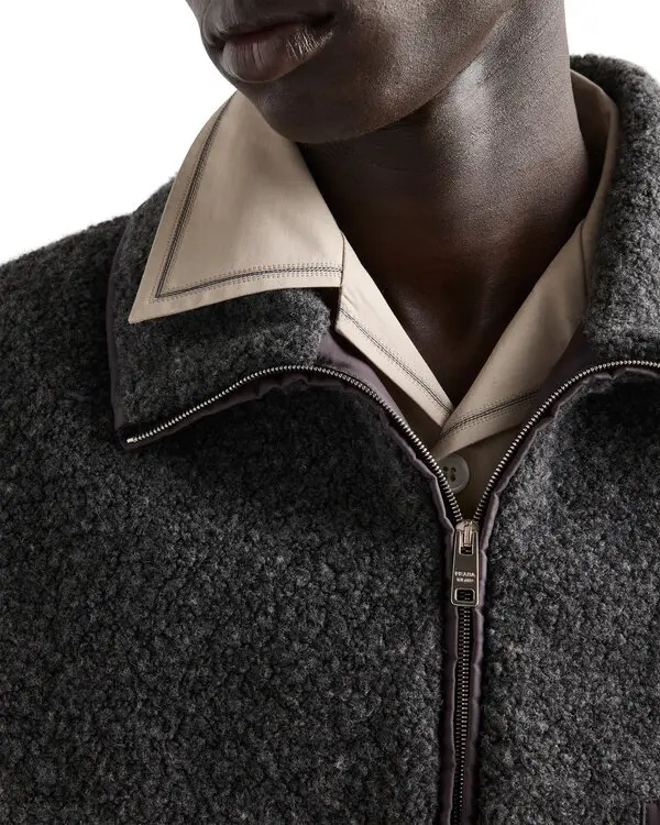 Prada Hort-leeved Cotton Hirt