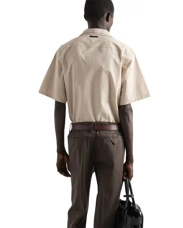 Prada Hort-leeved Cotton Hirt