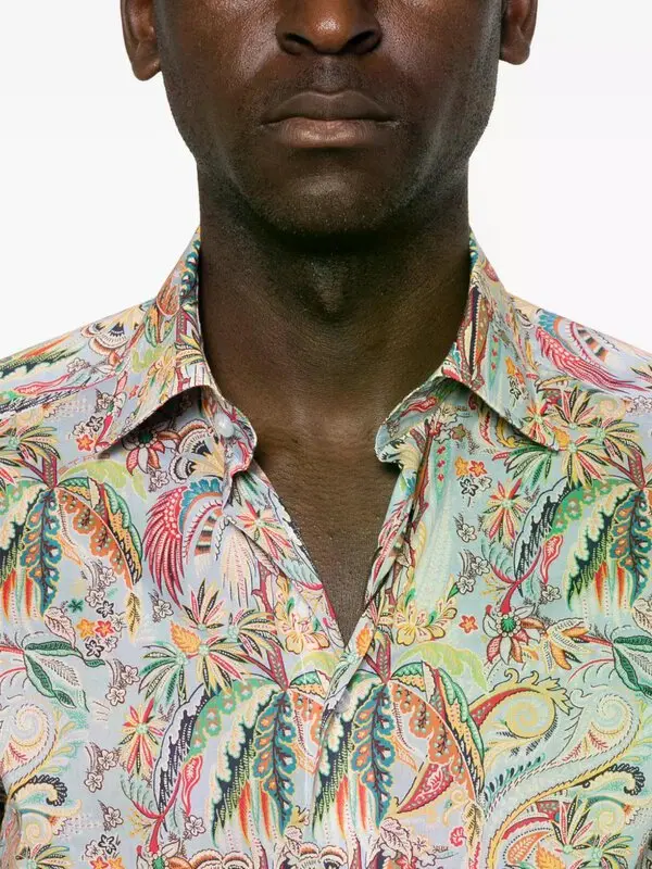 Etro Paisley-print Long-sleeve Shirt