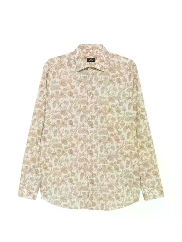Etro Floral-print Cotton Shirt