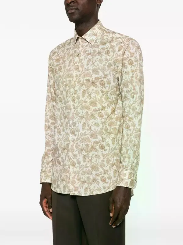 Etro Floral-print Cotton Shirt