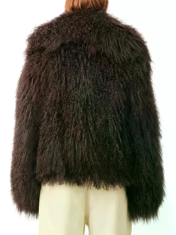 AMI Paris Lamb Shearling Short Jacket