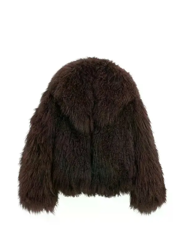 AMI Paris Lamb Shearling Short Jacket