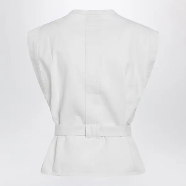 LEMAIRE Chasuble Shirt In Bleached Denim