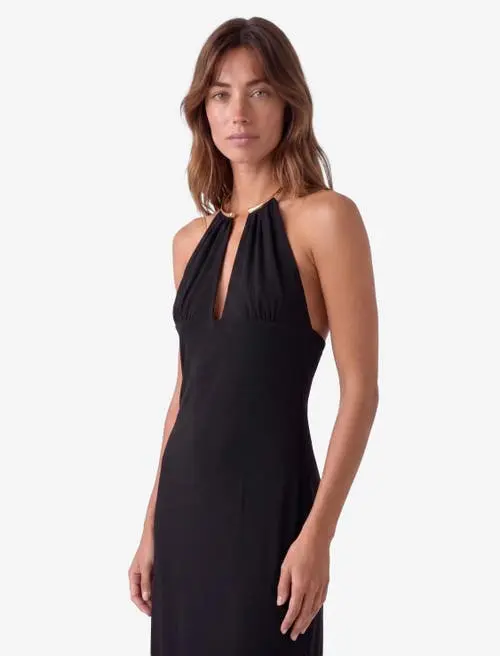 Koton Metal Ring Detail Halter Neck Dress