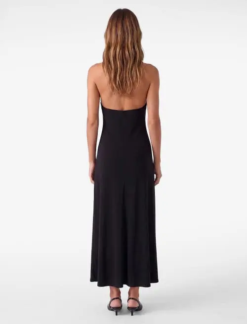 Koton Metal Ring Detail Halter Neck Dress