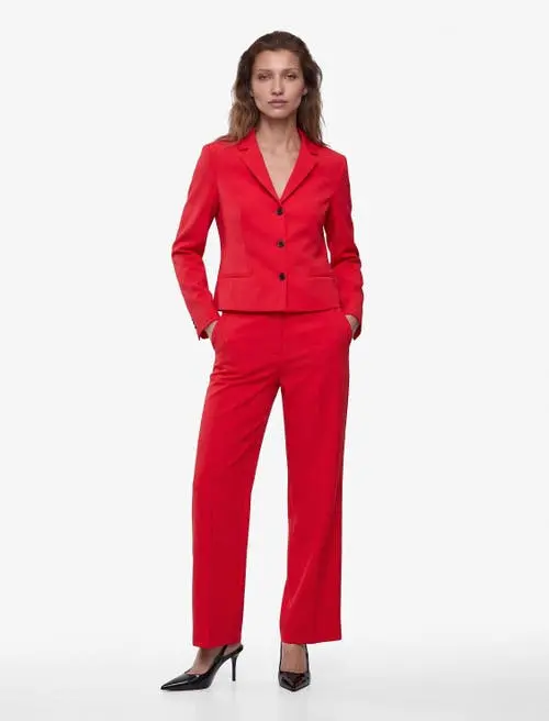 Koton Long Sleeve Double Face Notched Blazer