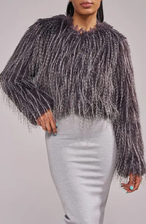 AZALEA WANG Vetra Faux Fur Jacket