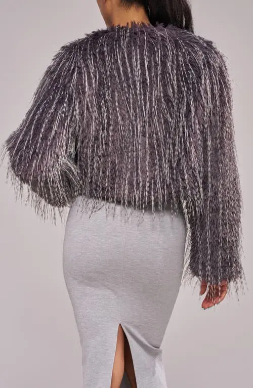 AZALEA WANG Vetra Faux Fur Jacket