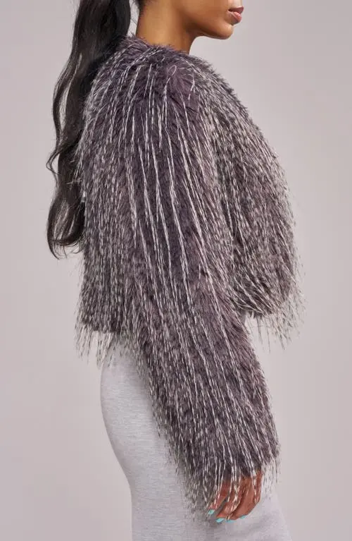 AZALEA WANG Vetra Faux Fur Jacket