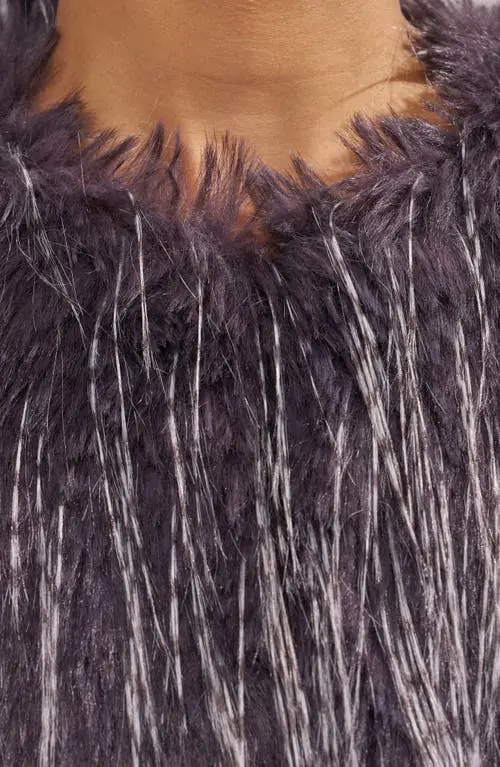 AZALEA WANG Vetra Faux Fur Jacket