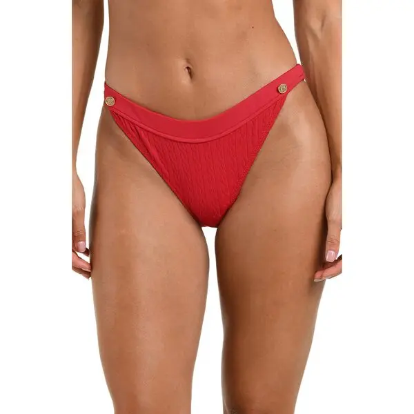 L'Agence Cable Knit Bikini Briefs
