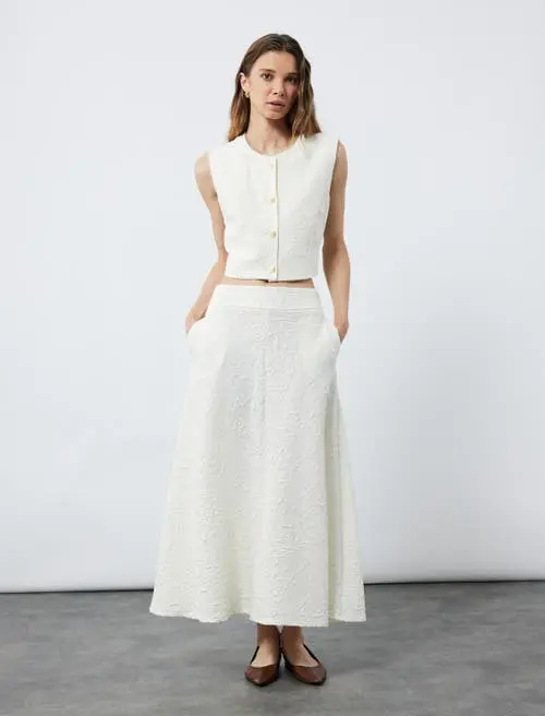 Koton Maxi Flared Skirt