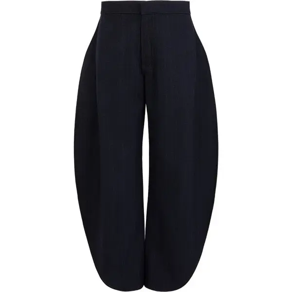 Alaïa Petal Wide Leg Wool Jeans